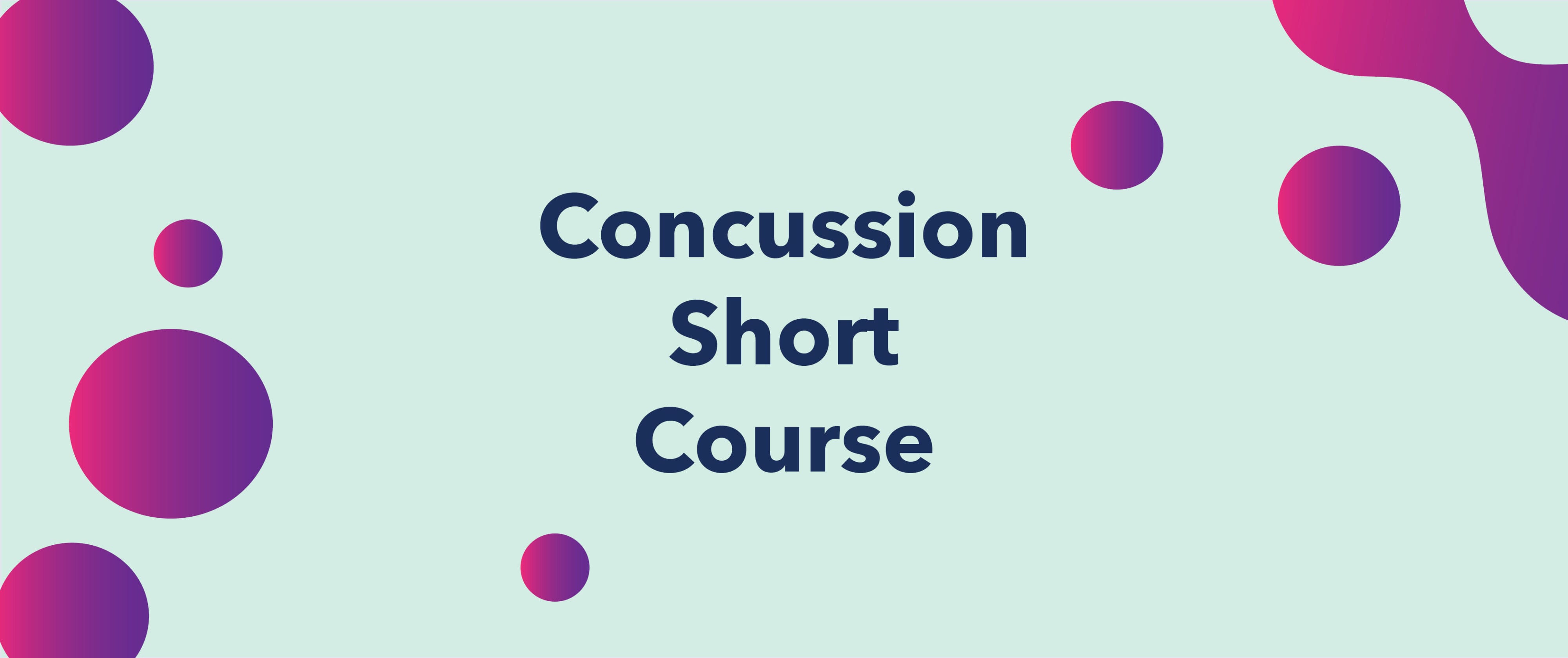 Concussion Short Course - Connectivity